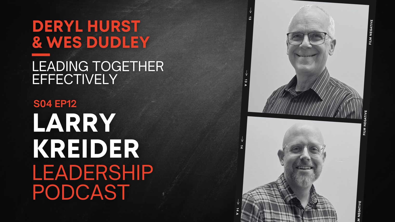 Deryl Hurst and Wes Dudley on Leading Together Effectively - Larry Kreider